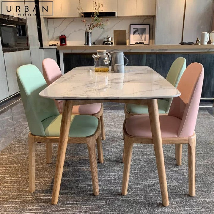 QUESIA Scandinavian Sintered Stone Dining Table – Urban Mood