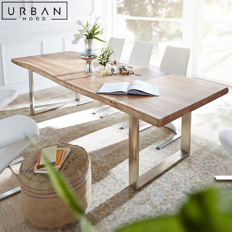 RUGE Modern Solid Wood Dining Table – Urban Mood