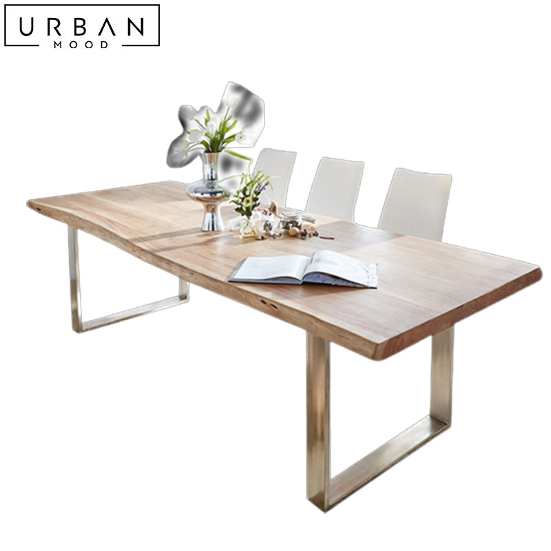 RUGE Modern Solid Wood Dining Table – Urban Mood