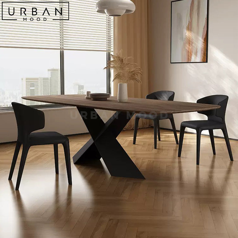 SABEL Modern Solid Wood Dining Table – Urban Mood