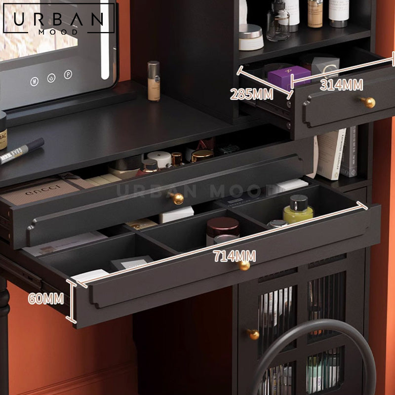 SAUL Mid Century Vanity Table Set – Urban Mood