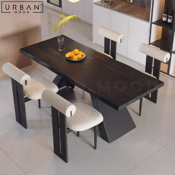 SEELY Modern Solid Wood Dining Table – Urban Mood