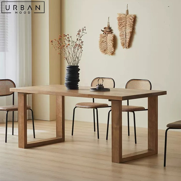 SHEILA Scandinavian Solid Wood Dining Table – Urban Mood