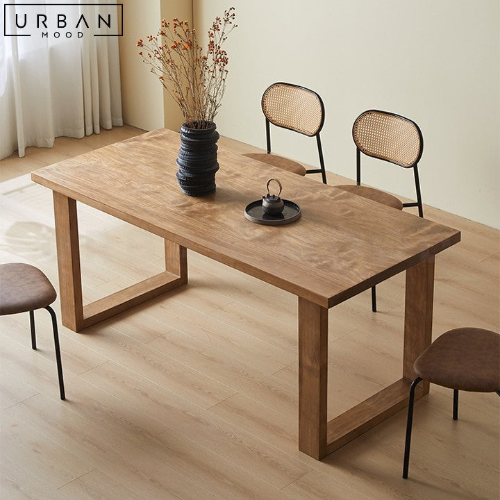 SHEILA Scandinavian Solid Wood Dining Table – Urban Mood