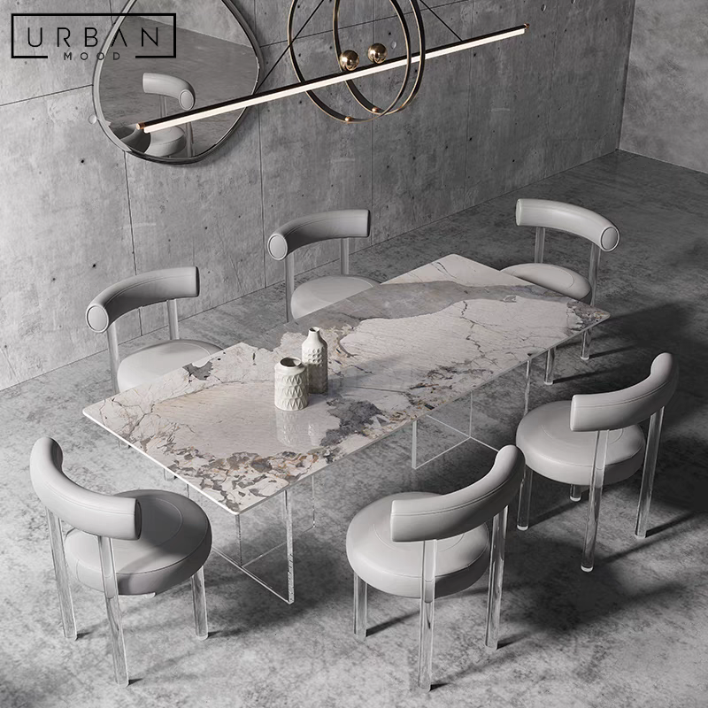 SPLINE Modern Slate Dining Table – Urban Mood