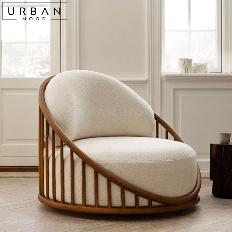 TANIS Japandi Solid Wood Sofa – Urban Mood