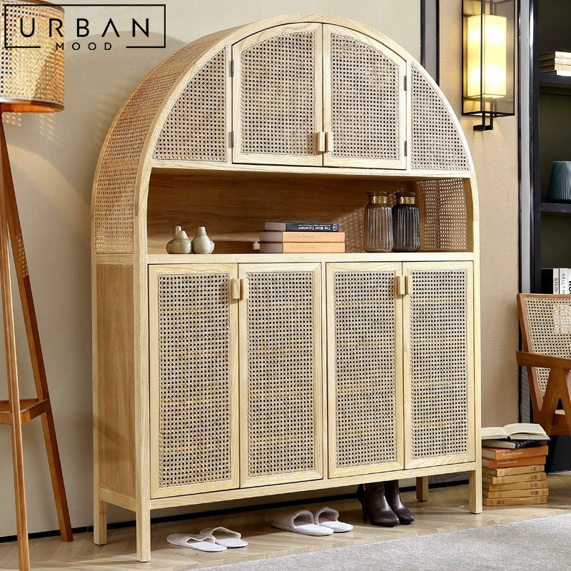 TEDO Rustic Rattan Cabinet – Urban Mood