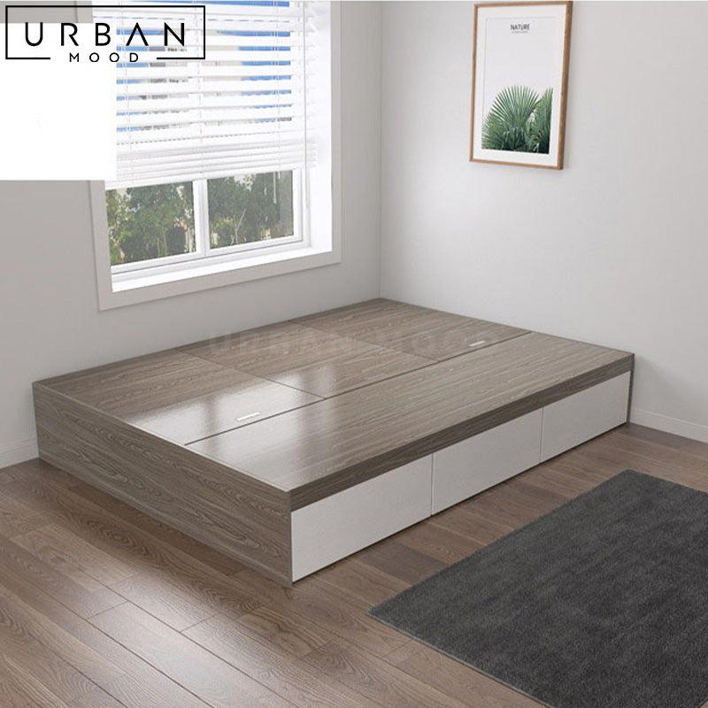THANI Modern Storage Bedframe – Urban Mood