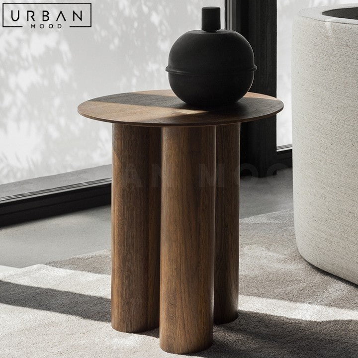 TILLY Mid-Century Solid Wood Side Table – Urban Mood