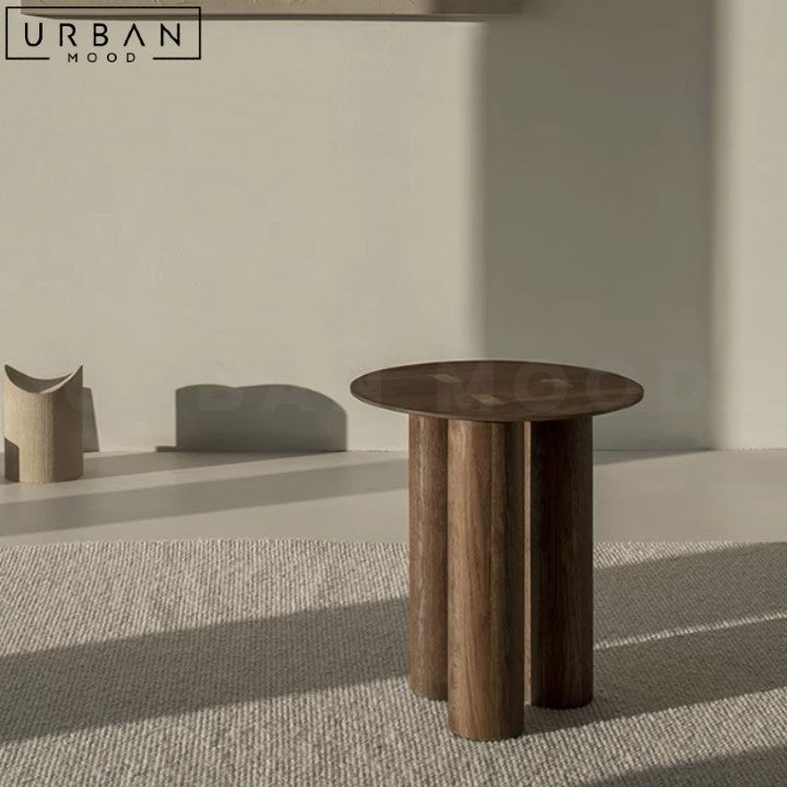 TILLY Mid-Century Solid Wood Side Table – Urban Mood