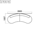 VESSA Modern Boucle Sofa – Urban Mood