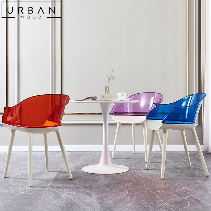 Modern acrylic dining chairs store
