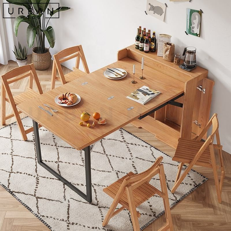 VILLIERS Japandi Extendable Dining Table – Urban Mood