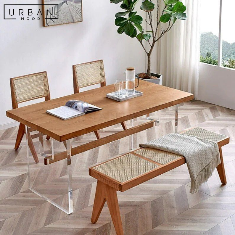 VICA Modern Solid Wood Dining Table – Urban Mood