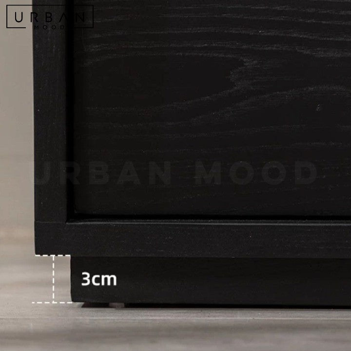 WAFER Rustic Solid Wood Chest Of Drawers – Urban Mood