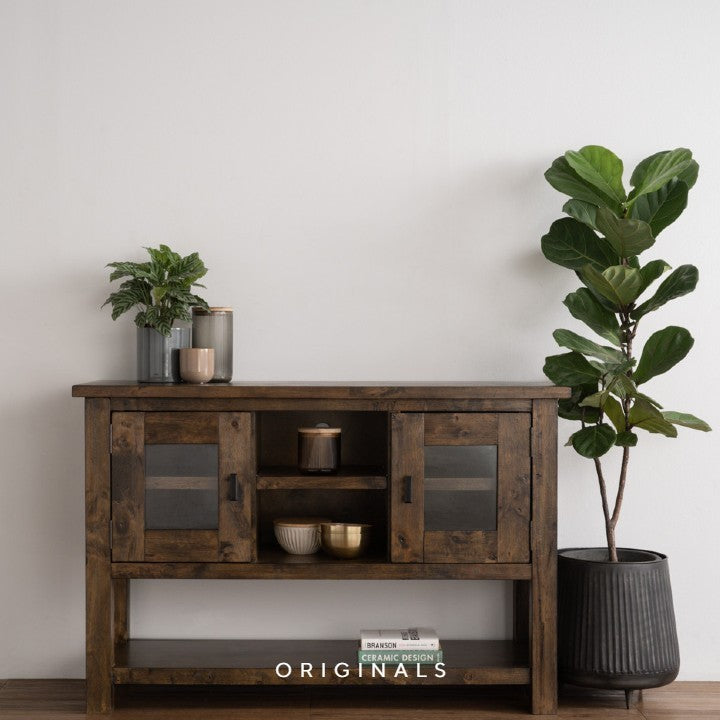 ZAIMI Rustic Solid Wood Sideboard – Urban Mood