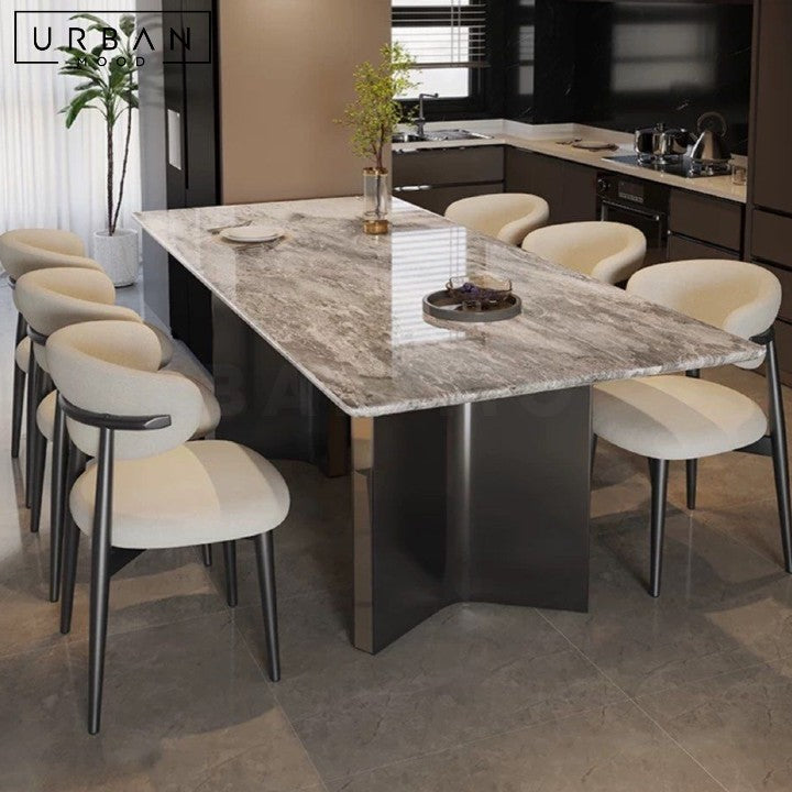 LUNER Modern Marble Dining Table – Urban Mood
