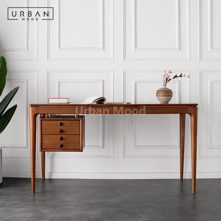 Premium | CONSERVE Solid Wood Study Table and Chair – Urban Mood