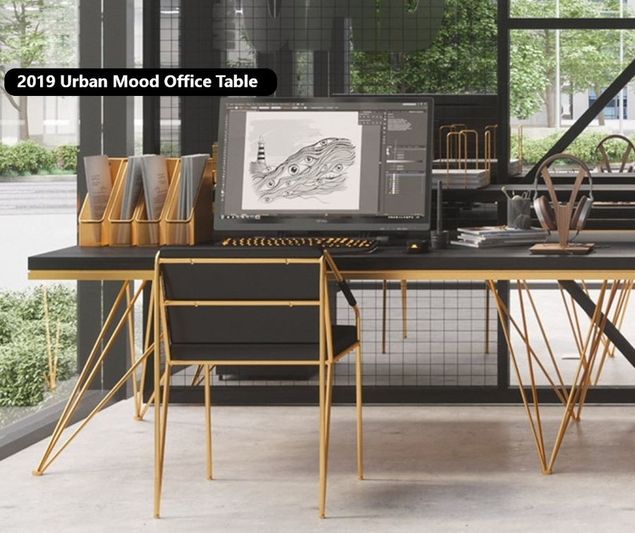 Modern and Sleek Office Work Bench / Office Table / Dining Table / Caf ...