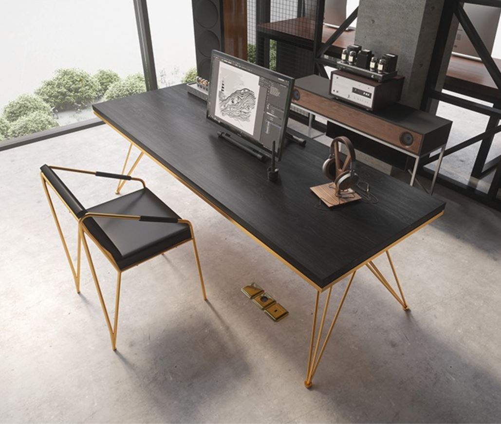 Modern and Sleek Office Work Bench / Office Table / Dining Table / Caf ...