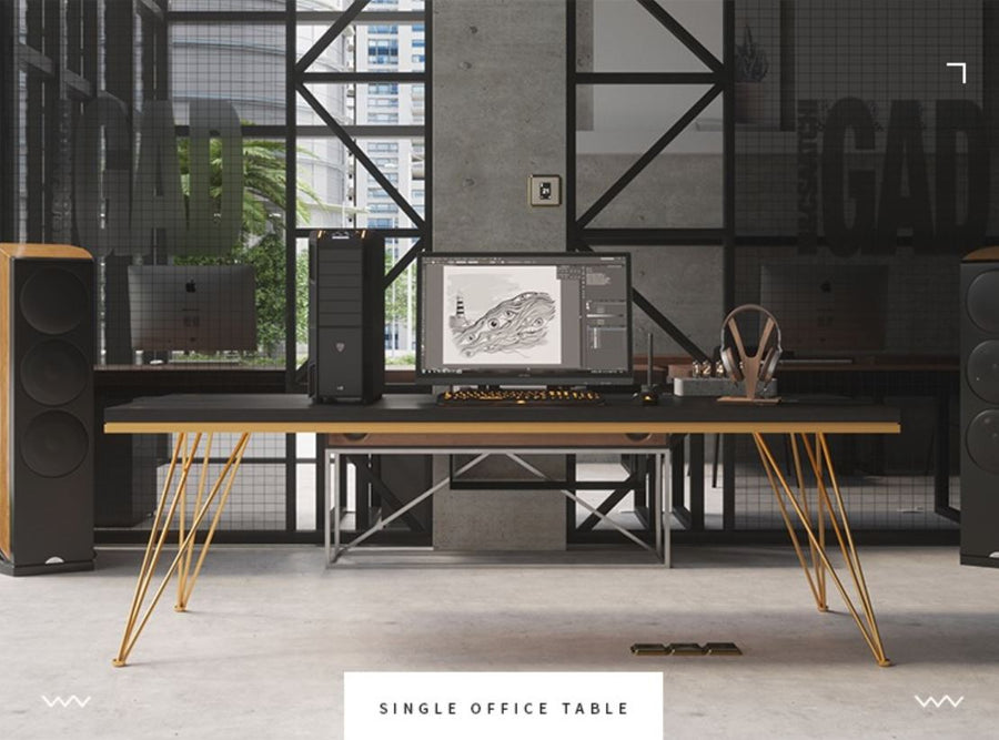 Modern and Sleek Office Work Bench / Office Table / Dining Table / Caf ...