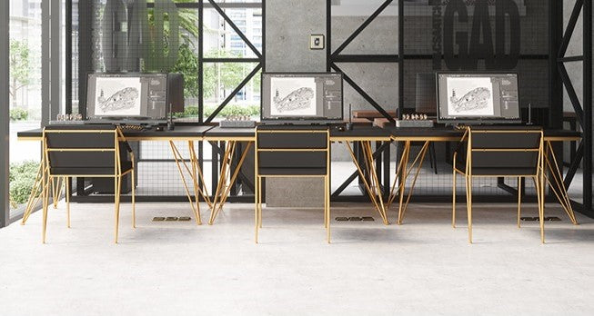 Modern and Sleek Office Work Bench / Office Table / Dining Table / Caf ...