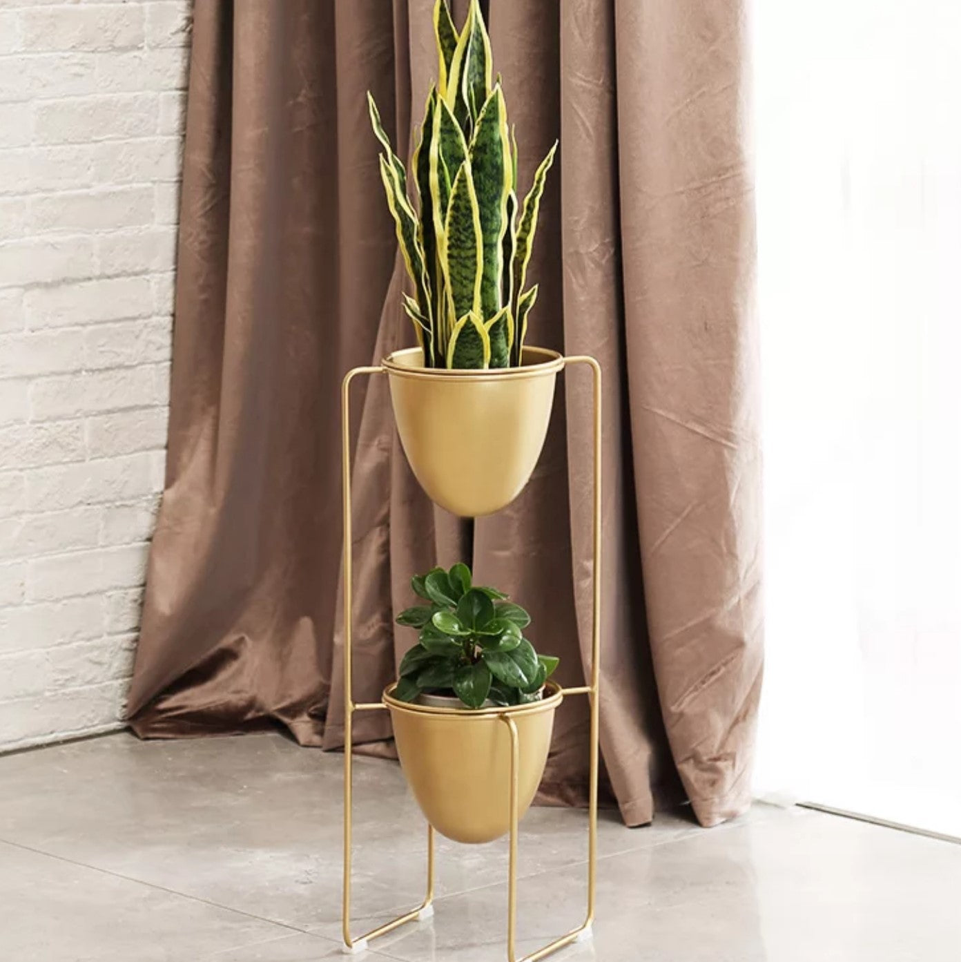 ABRUZZI Modern Double Pot Planter – Urban Mood