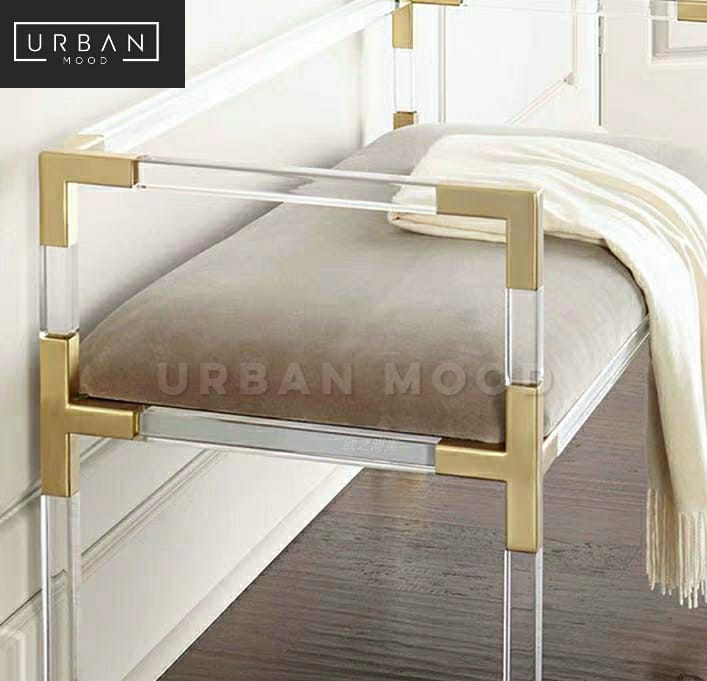 ANTHRO Modern Acrylic Ottoman Bench – Urban Mood