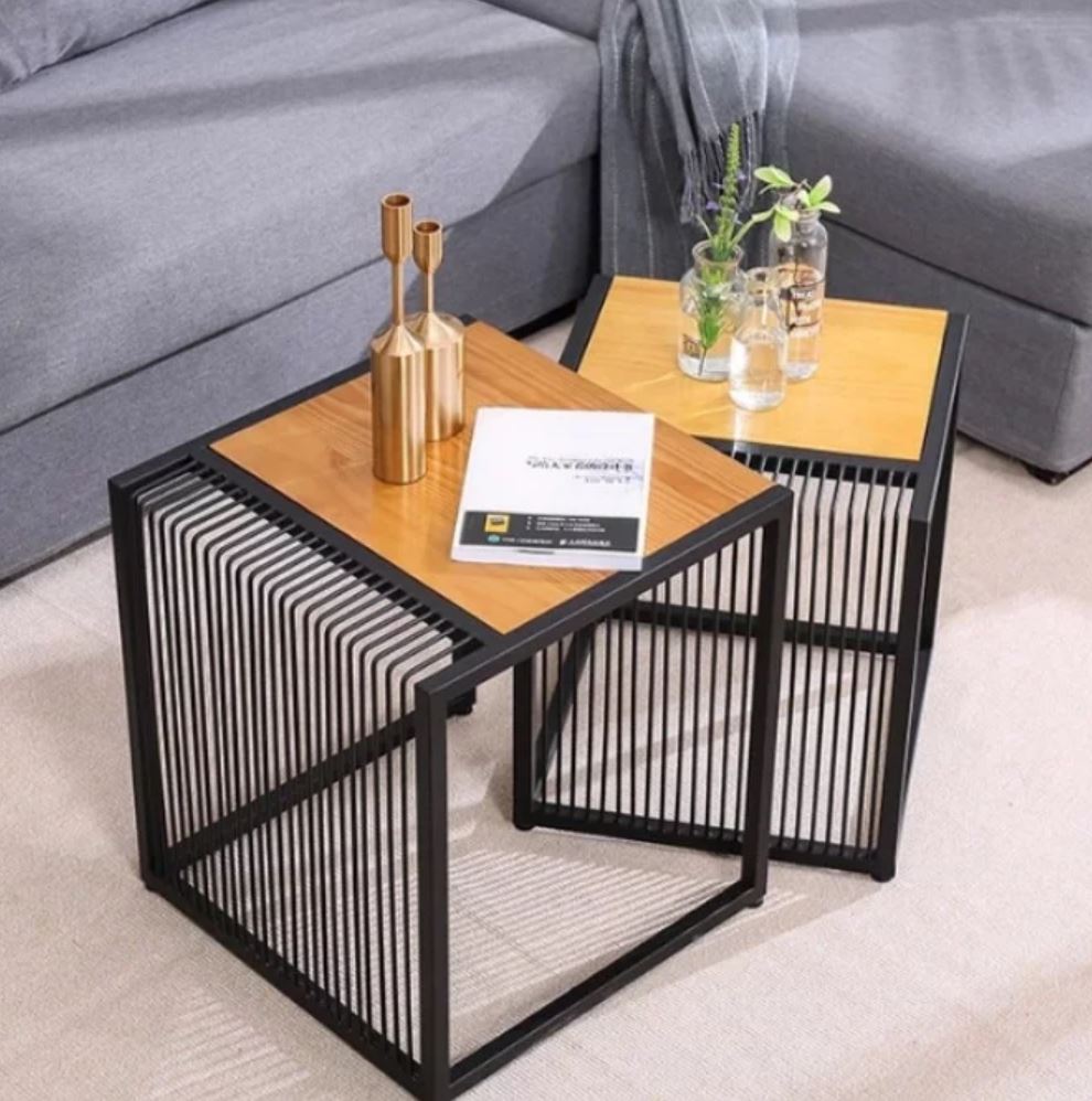 CLYDE Solid Wood Nesting Coffee Tables – Urban Mood