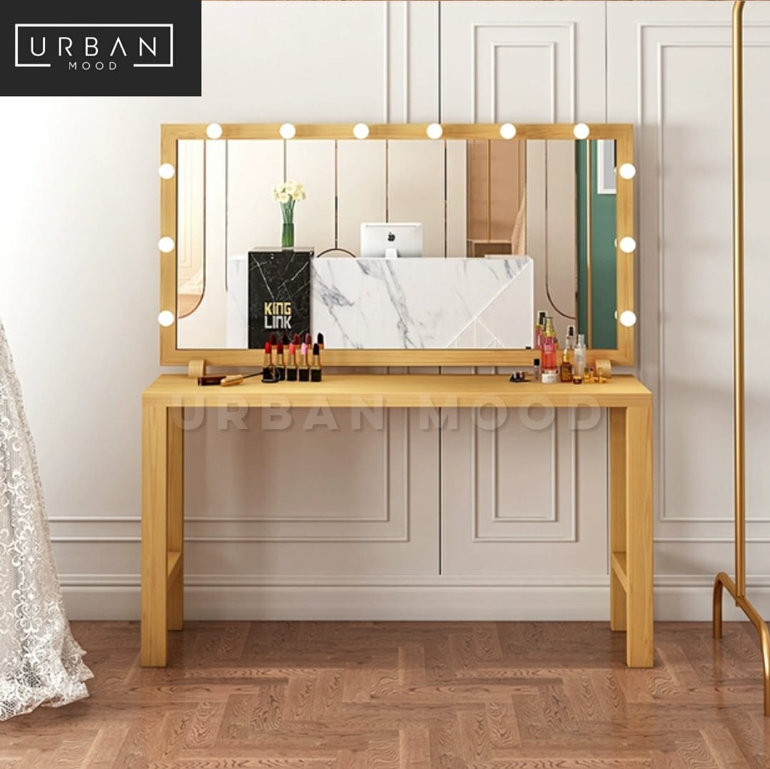 VINYL Vintage Hollywood Spotlight Vanity Table – Urban Mood