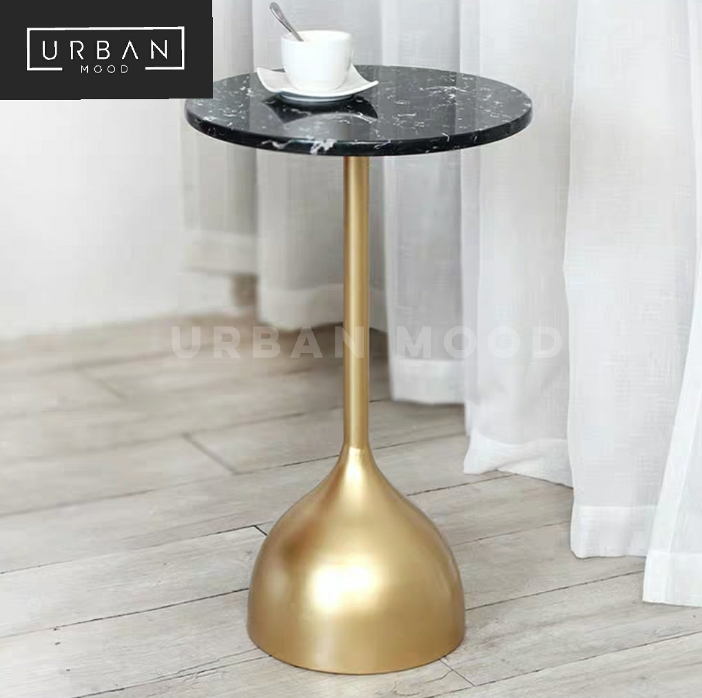 BELL Minimalist Marble Side Table – Urban Mood