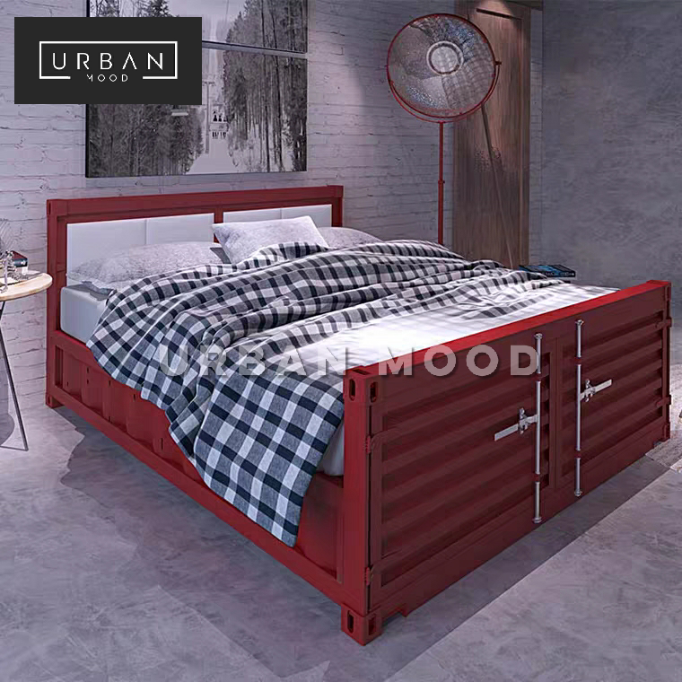 META Industrial Metal Bed Frame – Urban Mood