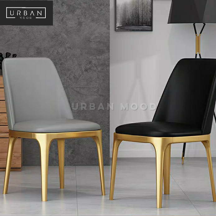CHAD Vintage Faux Leather Dining Chair – Urban Mood