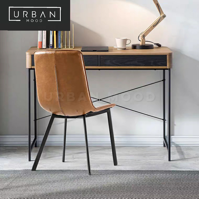 DESMOND Modern Industrial Study Table – Urban Mood
