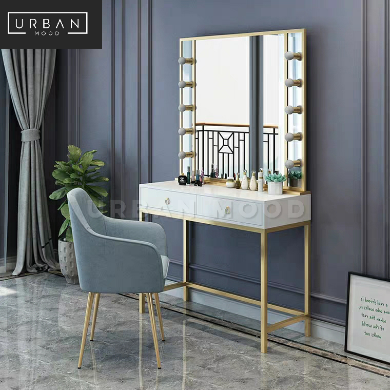 MAYFAIR Hollywood Spotlight Vanity Table – Urban Mood