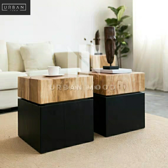 KINDLE Rustic Solid Wood Coffee Table – Urban Mood
