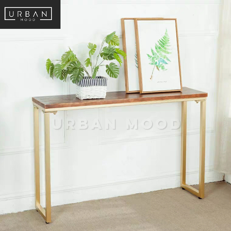 SCENE Rustic Solid Wood Hallway Console – Urban Mood