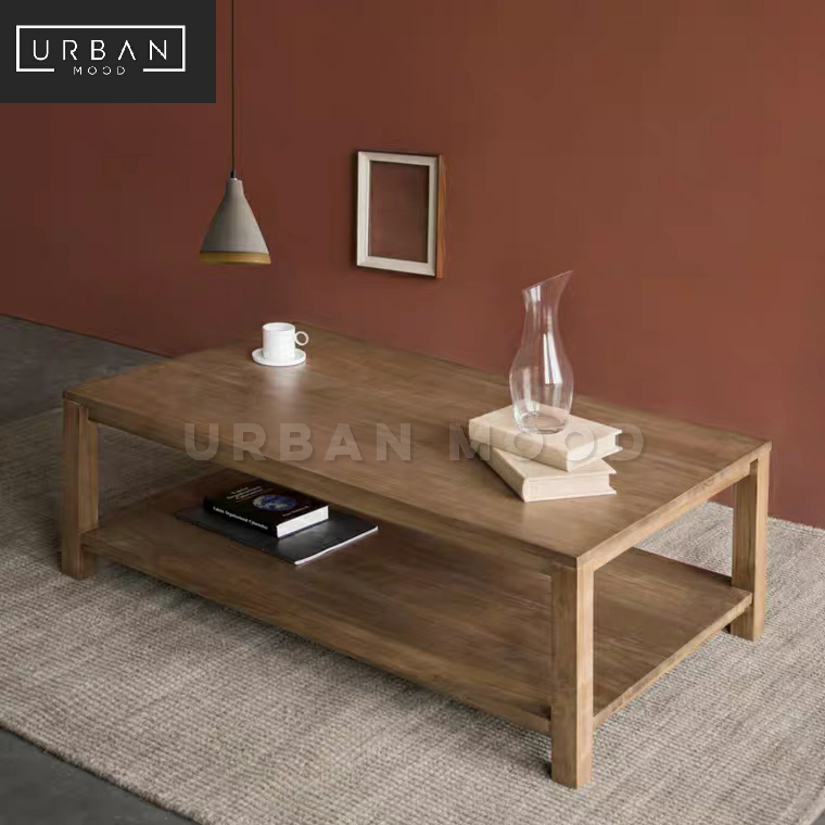 FABIAN Rustic Solid Wood Coffee Table – Urban Mood