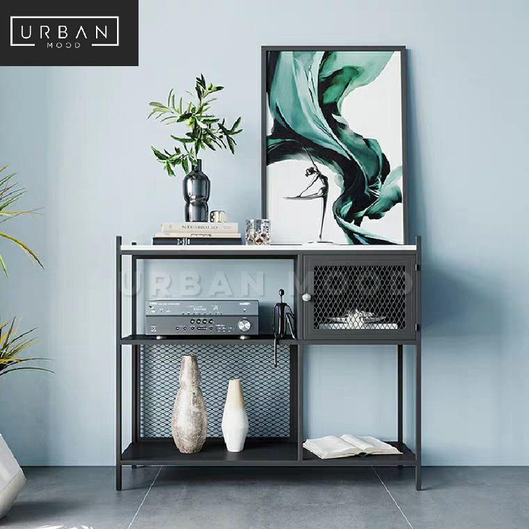 ESCO Modern Marble Display Cabinet – Urban Mood