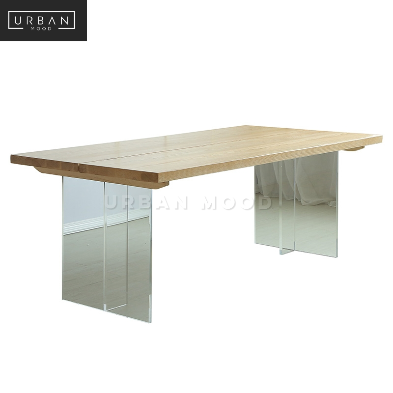 INVIS Minimalist Solid Wood Dining Table – Urban Mood