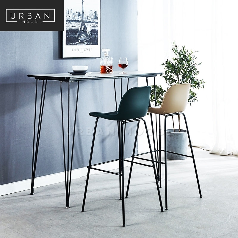 BEREN Modern Marble Bar Table – Urban Mood