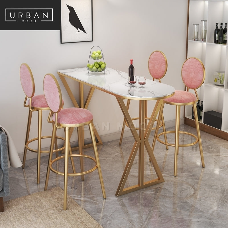 FLIGHT Modern Marble Bar Table – Urban Mood