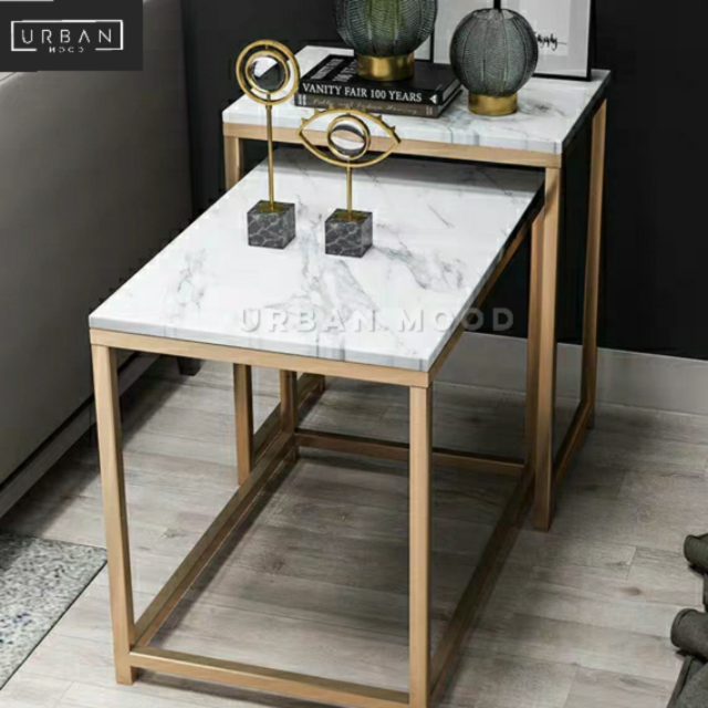 CLIFF Luxury Marble Nesting Side Tables – Urban Mood