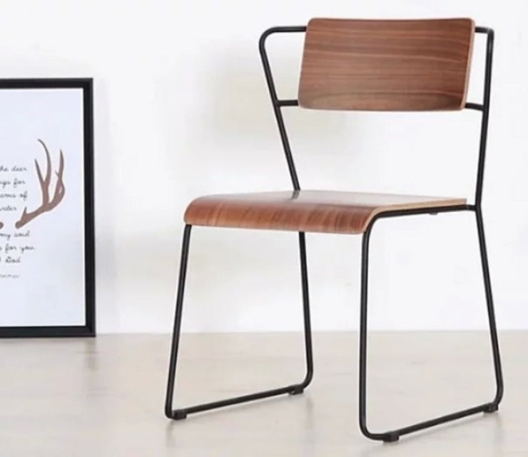 BRADY Minimalist Wooden Dining Chair – Urban Mood