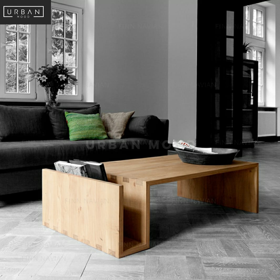 PEAK Japanese Solid Wood Coffee Table – Urban Mood