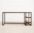 DUSK Industrial Solid Wood Study Table – Urban Mood