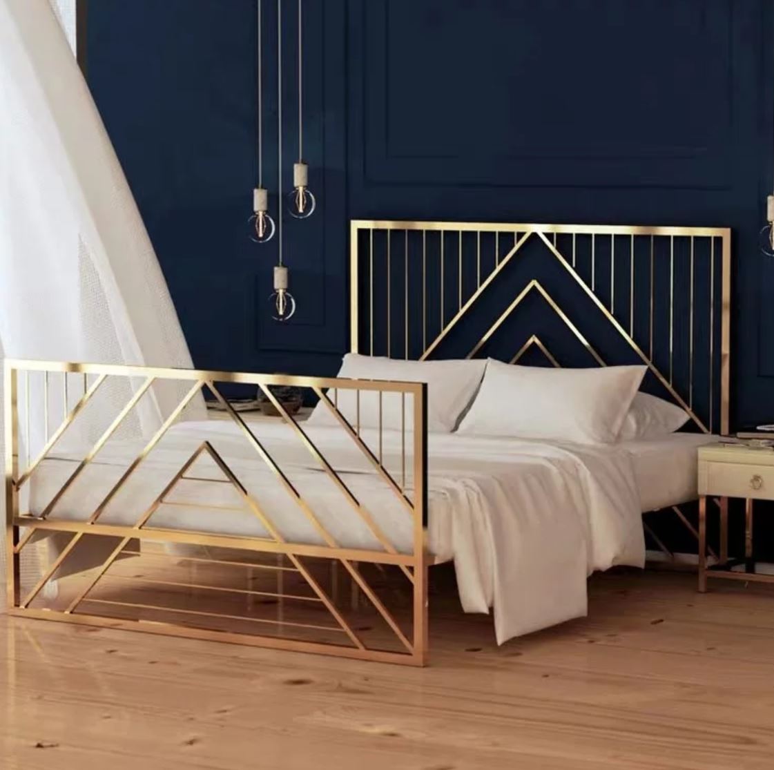 SILVIA Victorian Metal Bedframe – Urban Mood