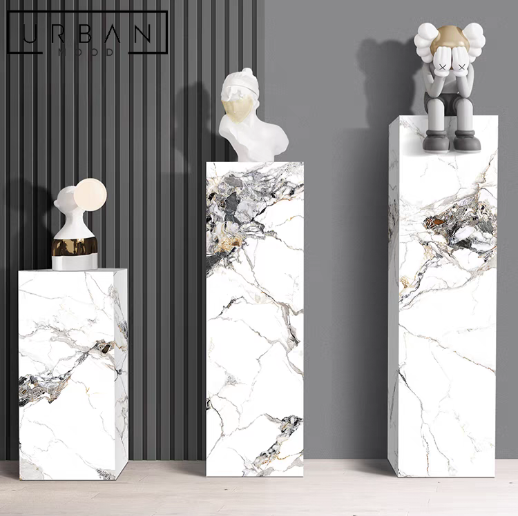 TRIBUNE Modern Marble Pedestal – Urban Mood