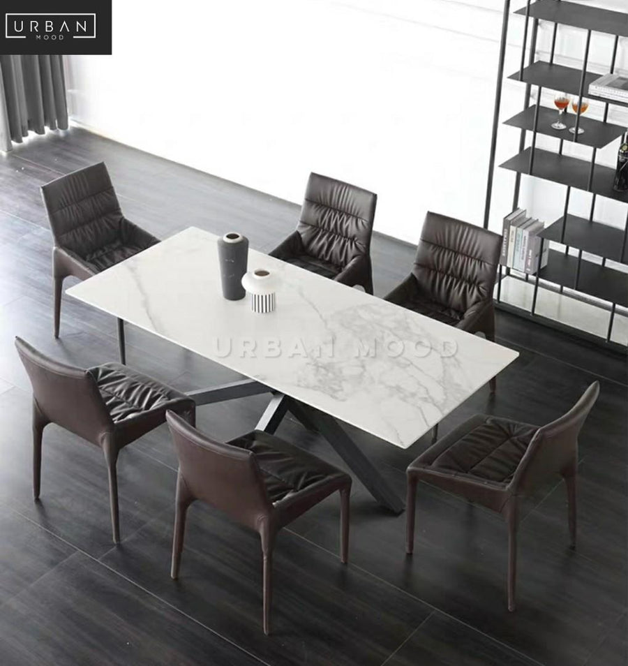 VITRO Modern Glass Dining Table & Chairs – Urban Mood