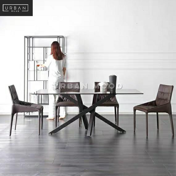 VITRO Modern Glass Dining Table & Chairs – Urban Mood